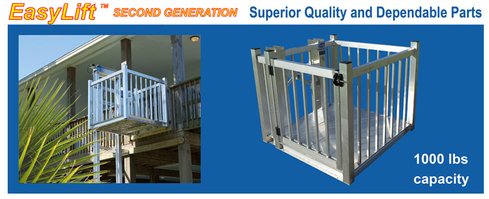 EasyLift™ - Beach House Cargo Lifts | Take the load off of your Shoulders